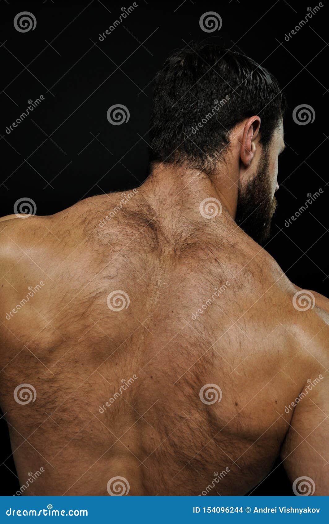 Male back stock photo. Image of handsome, model, macho - 154096244