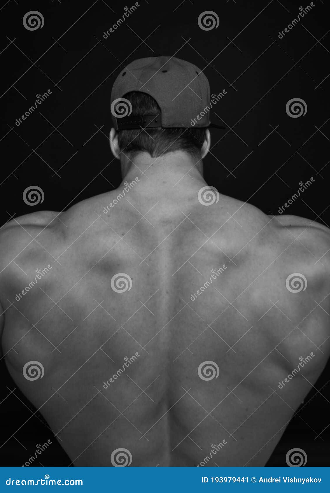 Male back stock image. Image of masculinity, biceps - 193979441