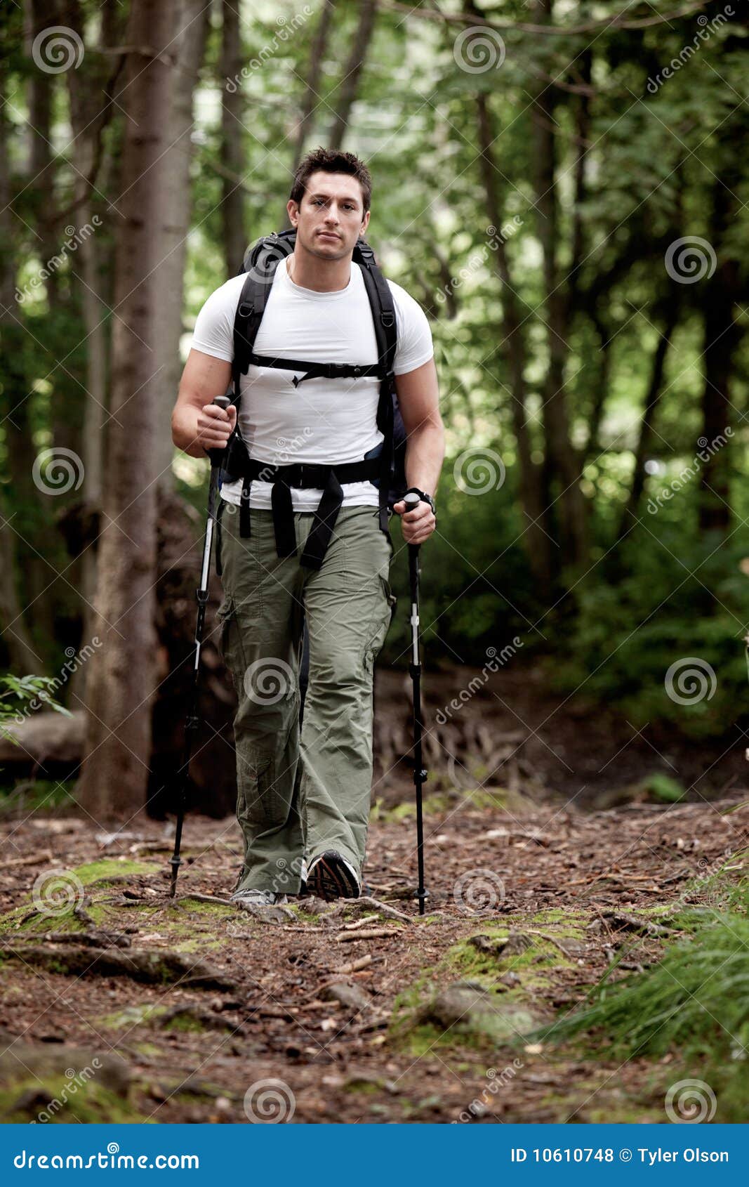 Male Backpacker stock photo. Image of happy, adult, couple - 10610748