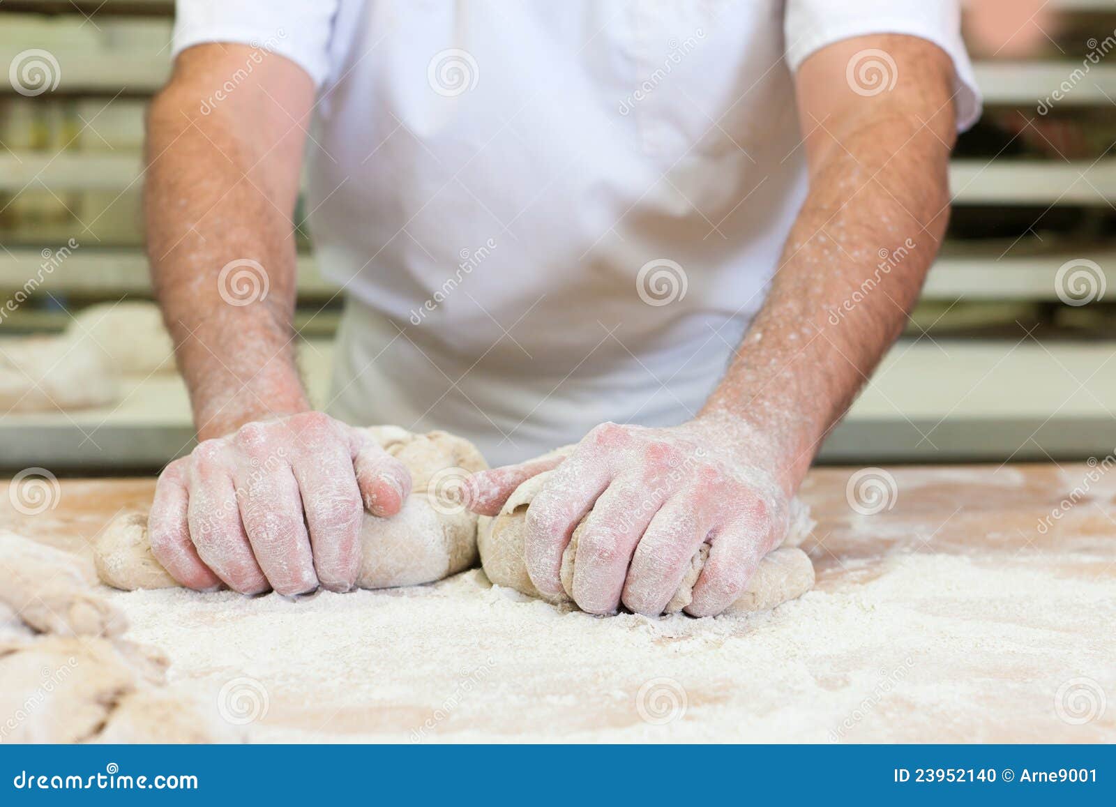 Male baker baking bread stock photo. Image of handcraft - 23952140