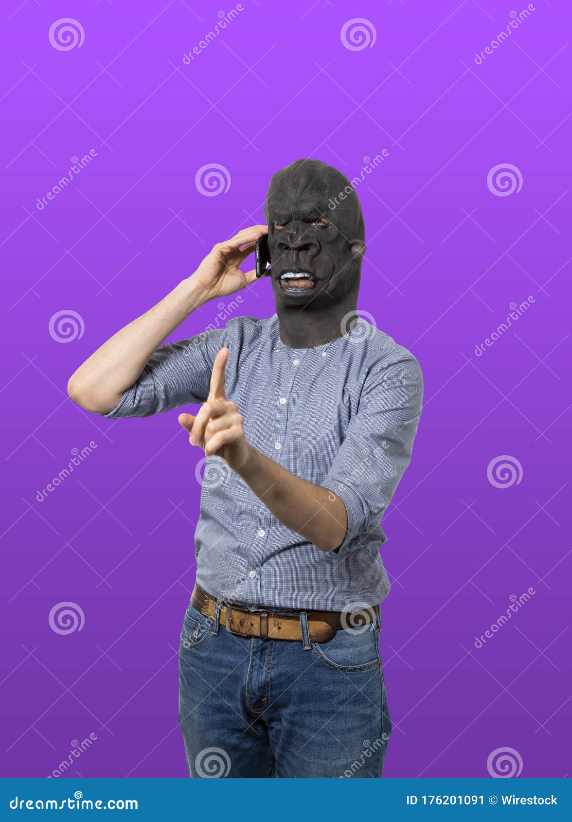 Angry Mask With Hat Stock Photography | CartoonDealer.com #15879710