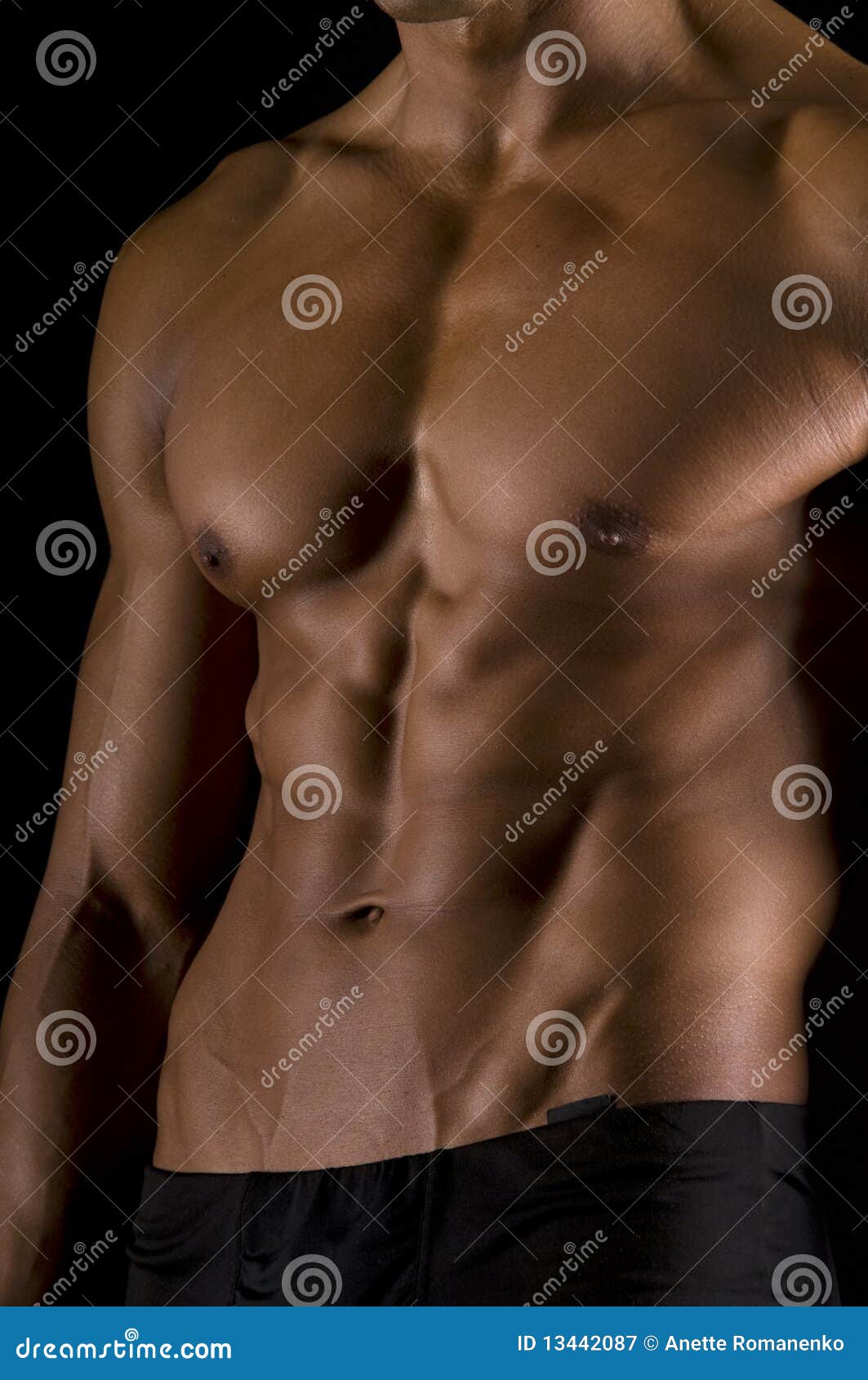 The male body. stock image. Image of copy, background - 13442087