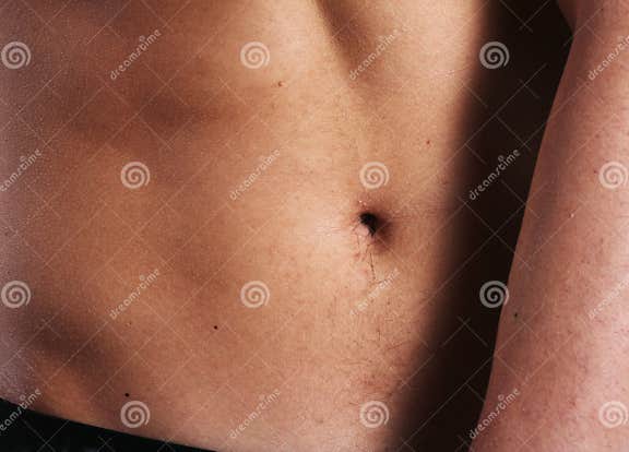 Male body - Belly button stock image. Image of muscle - 1836813