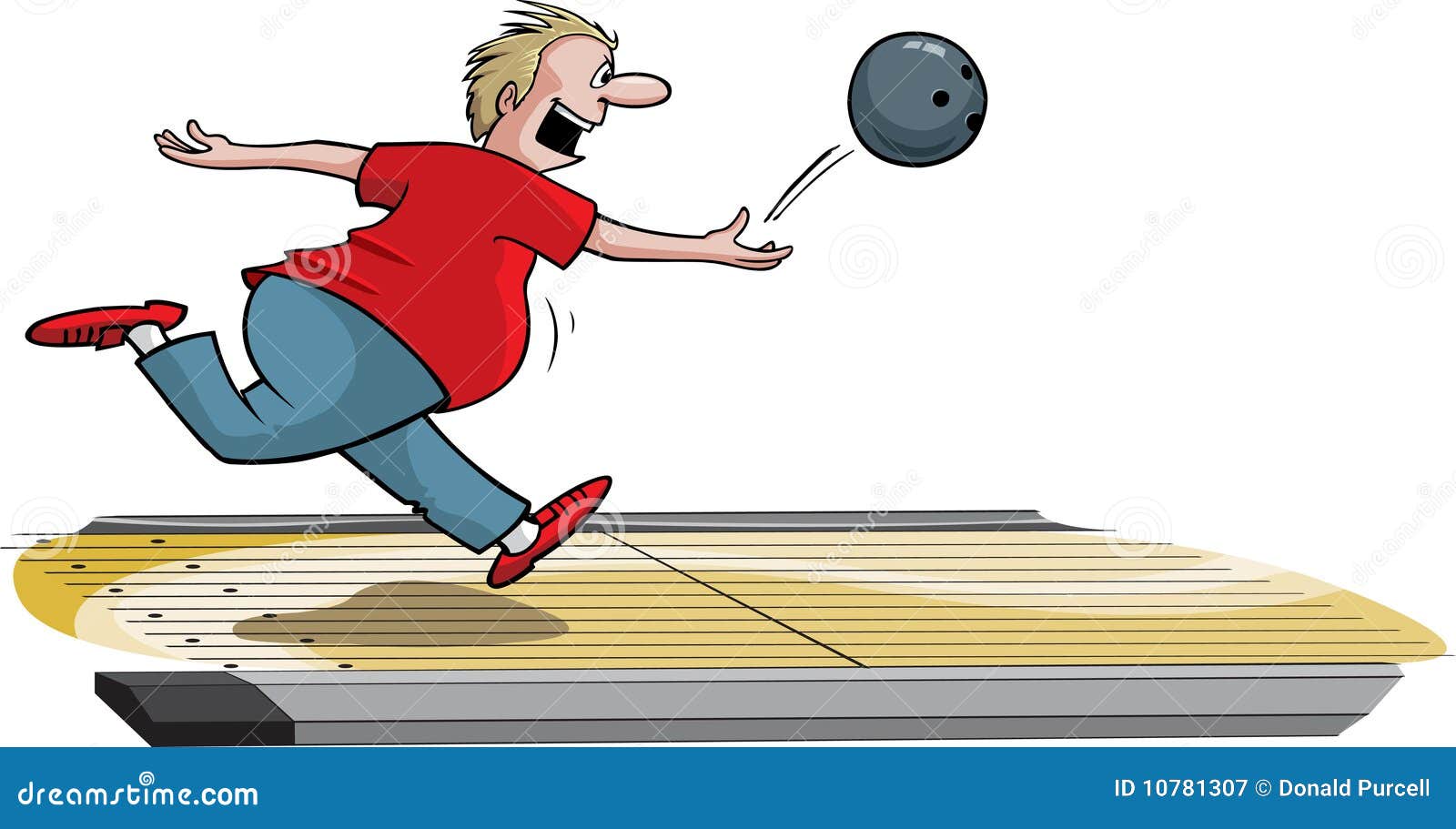 Male bowler stock illustration. Illustration of cartoon - 10781307