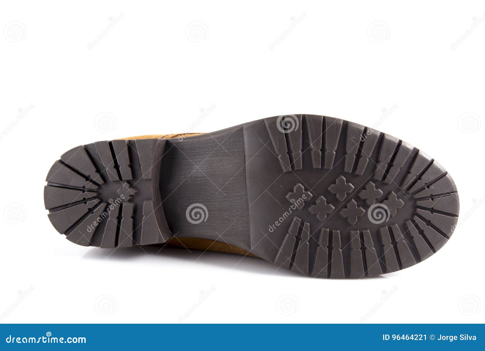 Male Brown Boot, Top View. stock image. Image of glamour - 96464221