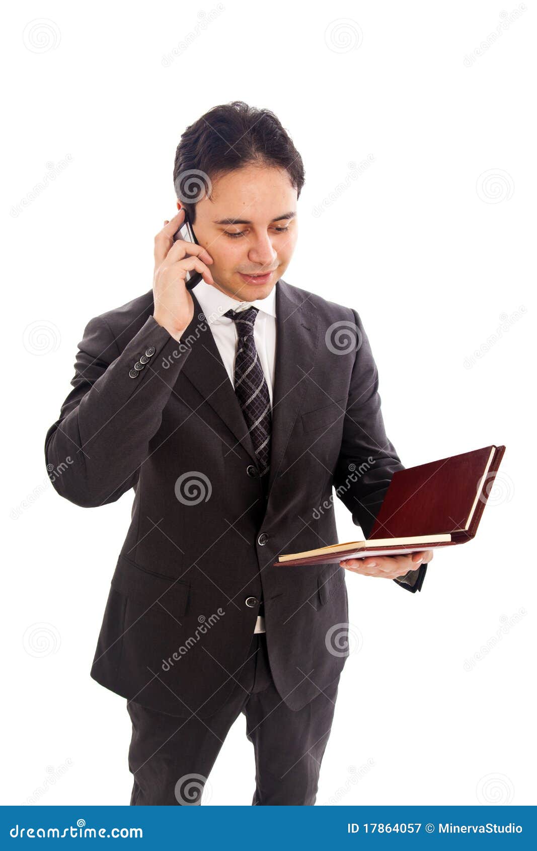 MALE BUSINESSMAN - PHONE stock image. Image of background - 17864057