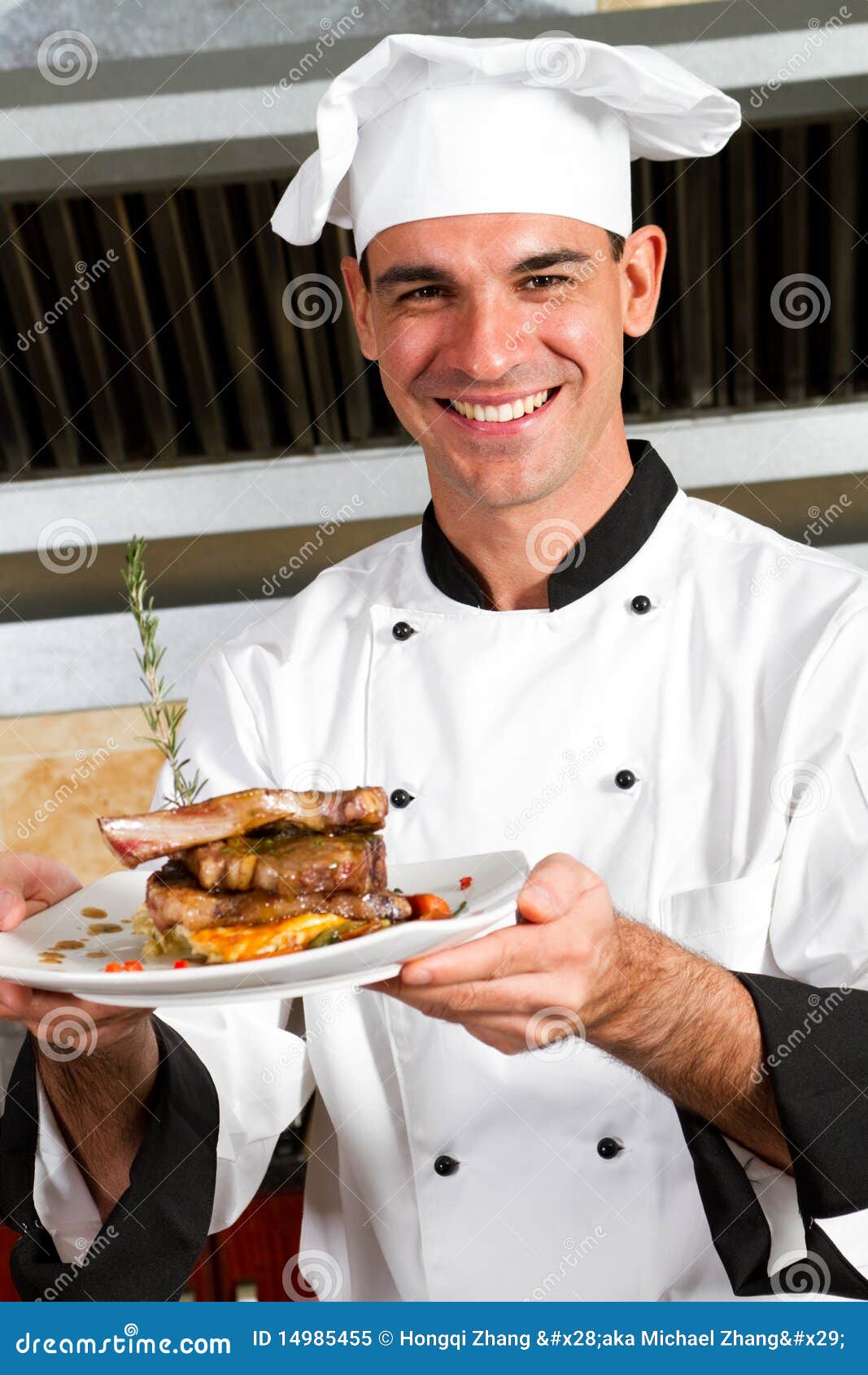 Male chef stock image. Image of male, beef, cuisine, expertise - 14985455