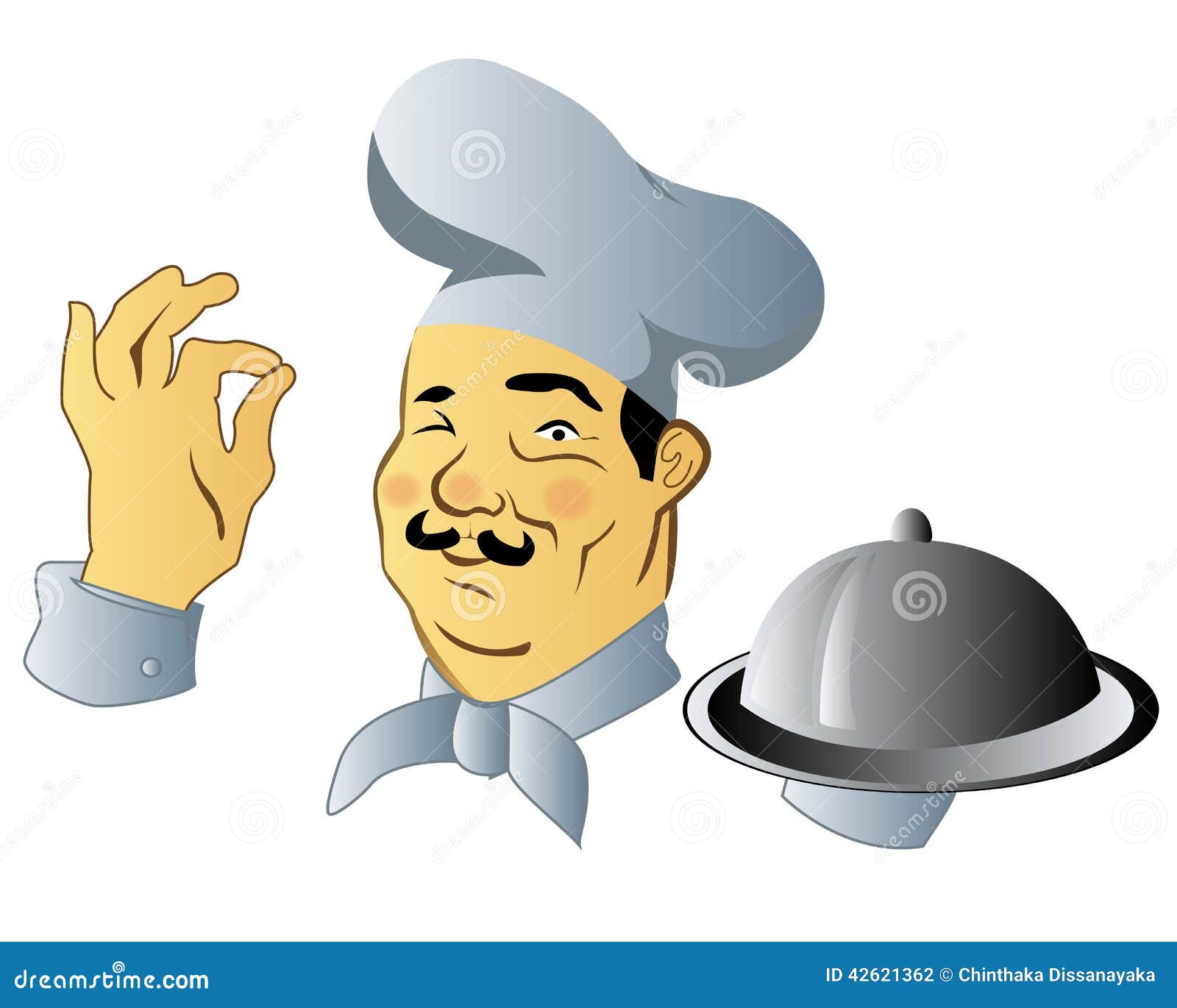 Sad Male Chef Cartoon Character Vector Illustration | CartoonDealer.com ...