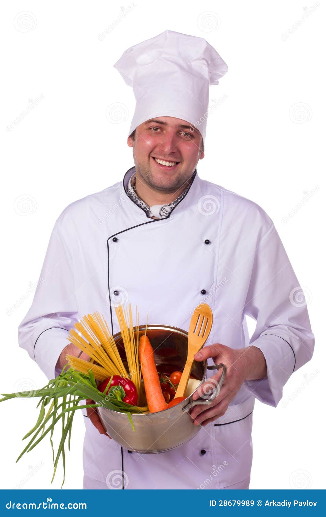 Male Chef Holding a Pizza Box Stock Image - Image of worker, italy ...
