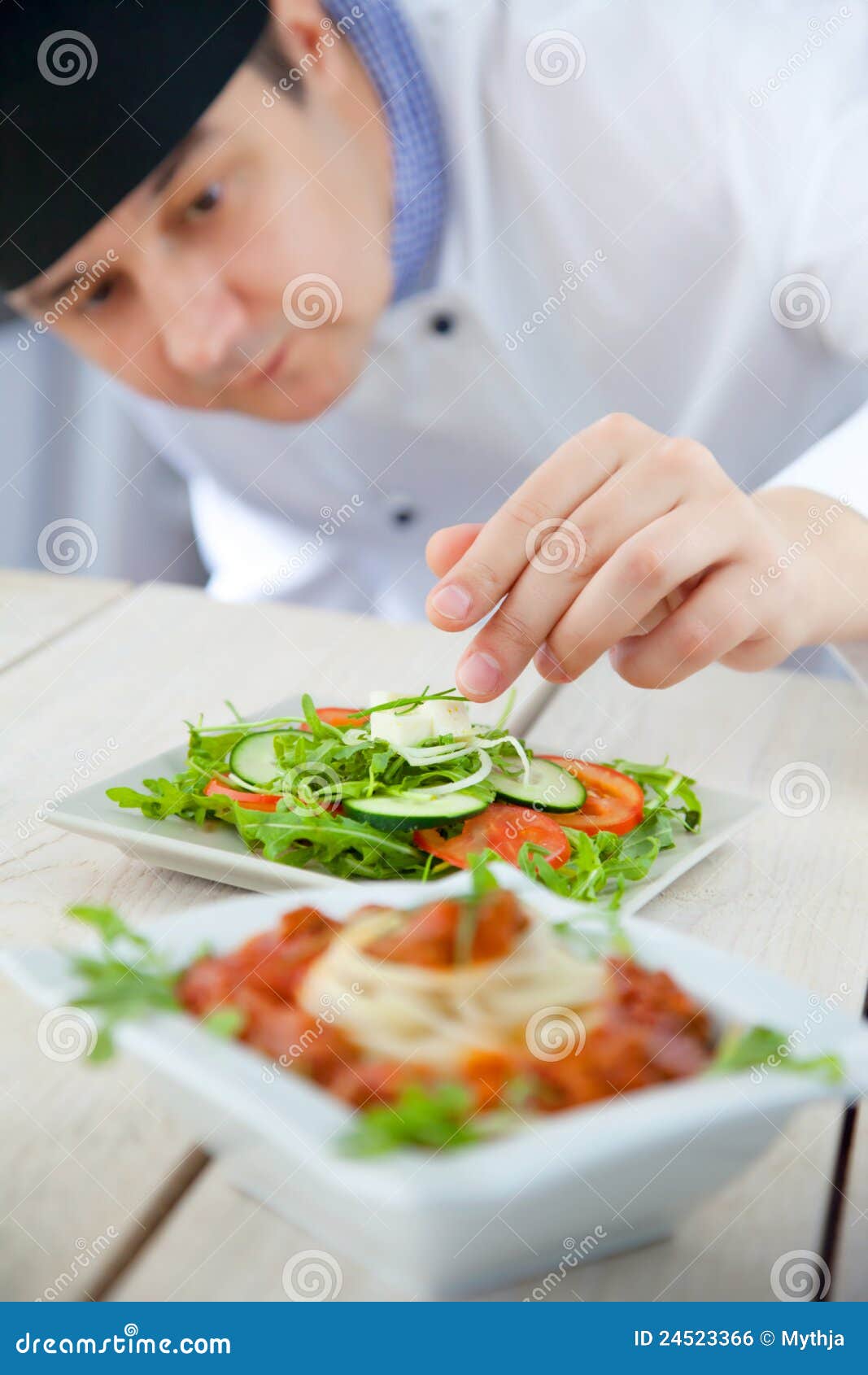 Male chef in restaurant stock photo. Image of handsome - 24523366