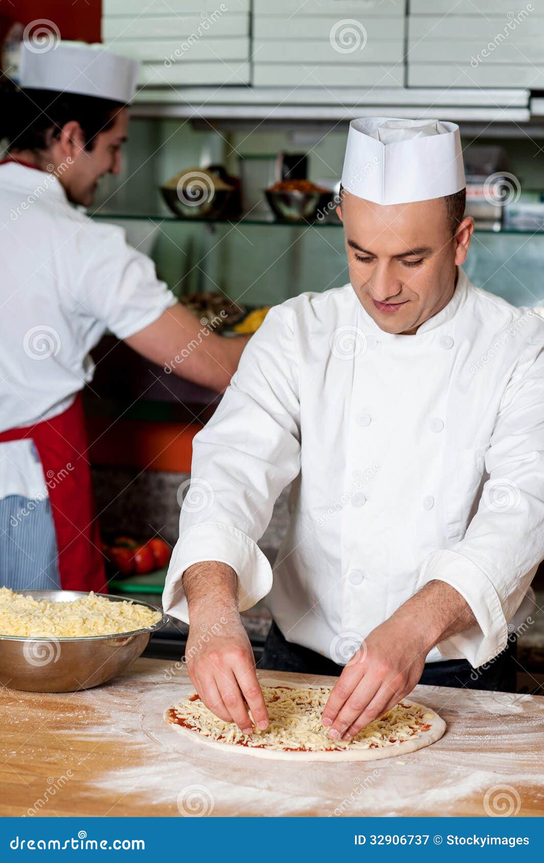 Male Chefs Working in Kitchen Stock Image - Image of chef, cook: 32906737