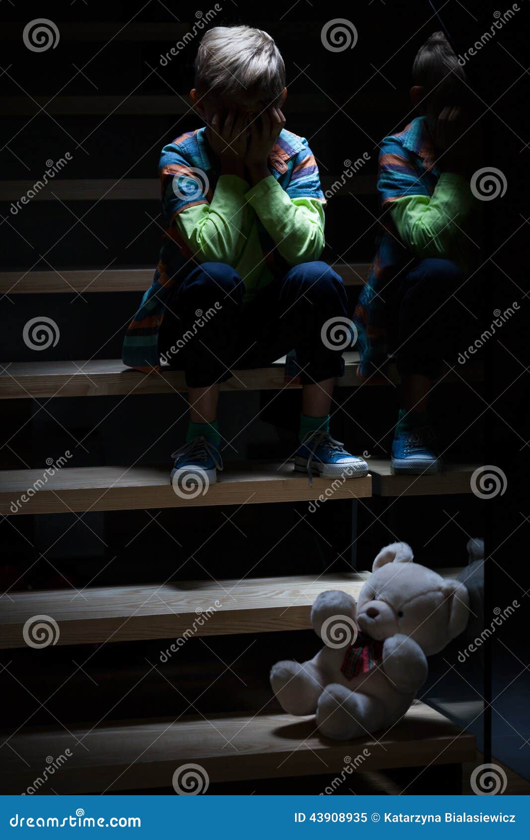 Male child crying at night stock image. Image of fear - 43908935