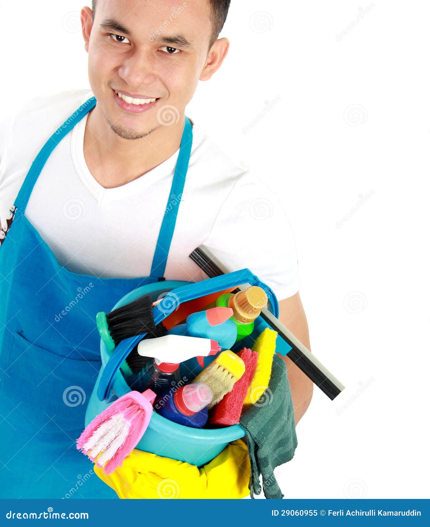 Male cleaning service stock image. Image of person, household - 29060955