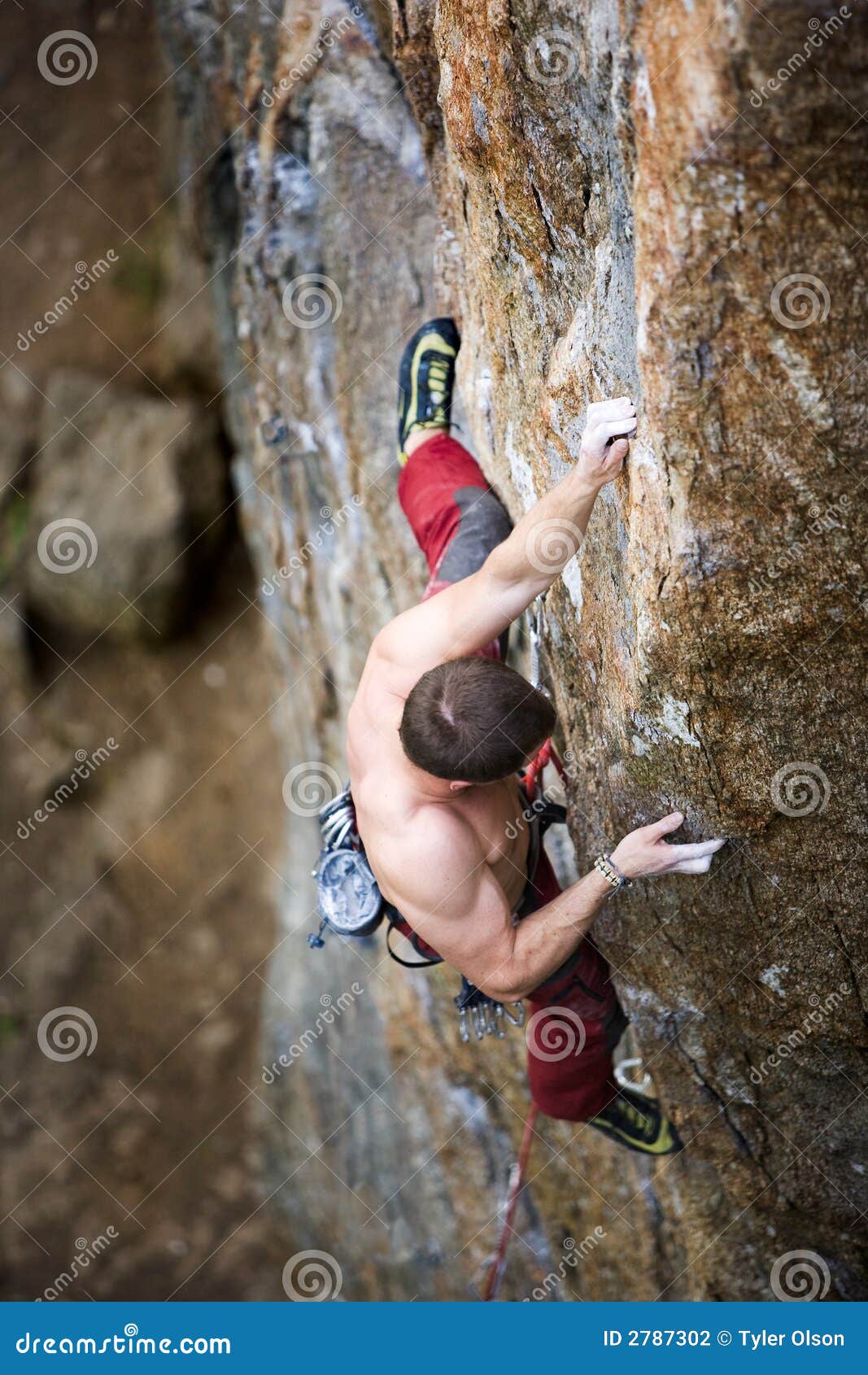 Male Climber stock photo. Image of harness, people, challenge - 2787302