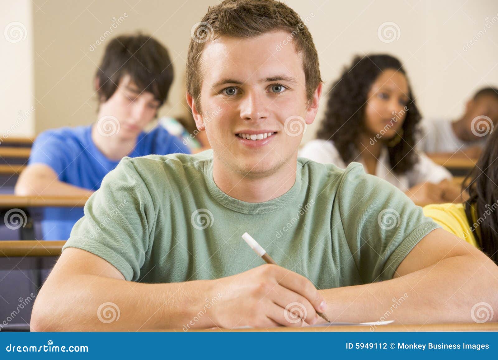 Male College Student in a University Lecture Hall Stock Photo - Image ... Male College Student in a University Lecture Hall Stock Photo - Image ...