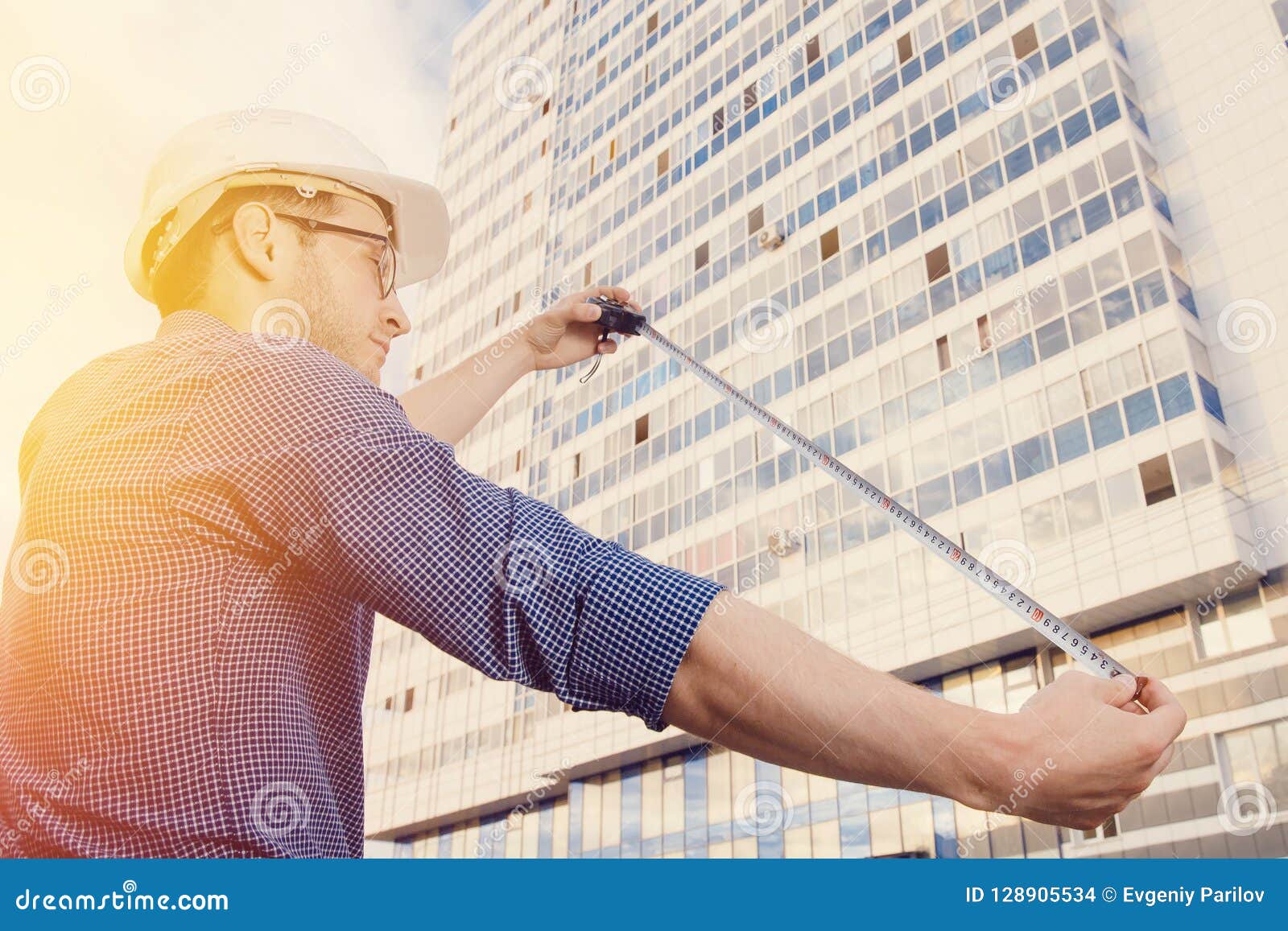 Male Construction Builder Worker Stock Photo - Image of group, notes ...