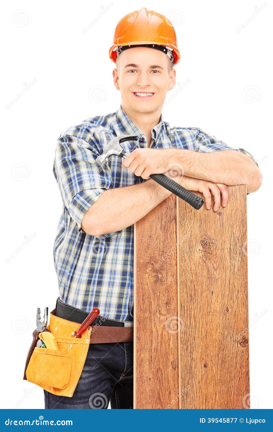 Male Construction Worker Posing Stock Image - Image of helmet, pose ...