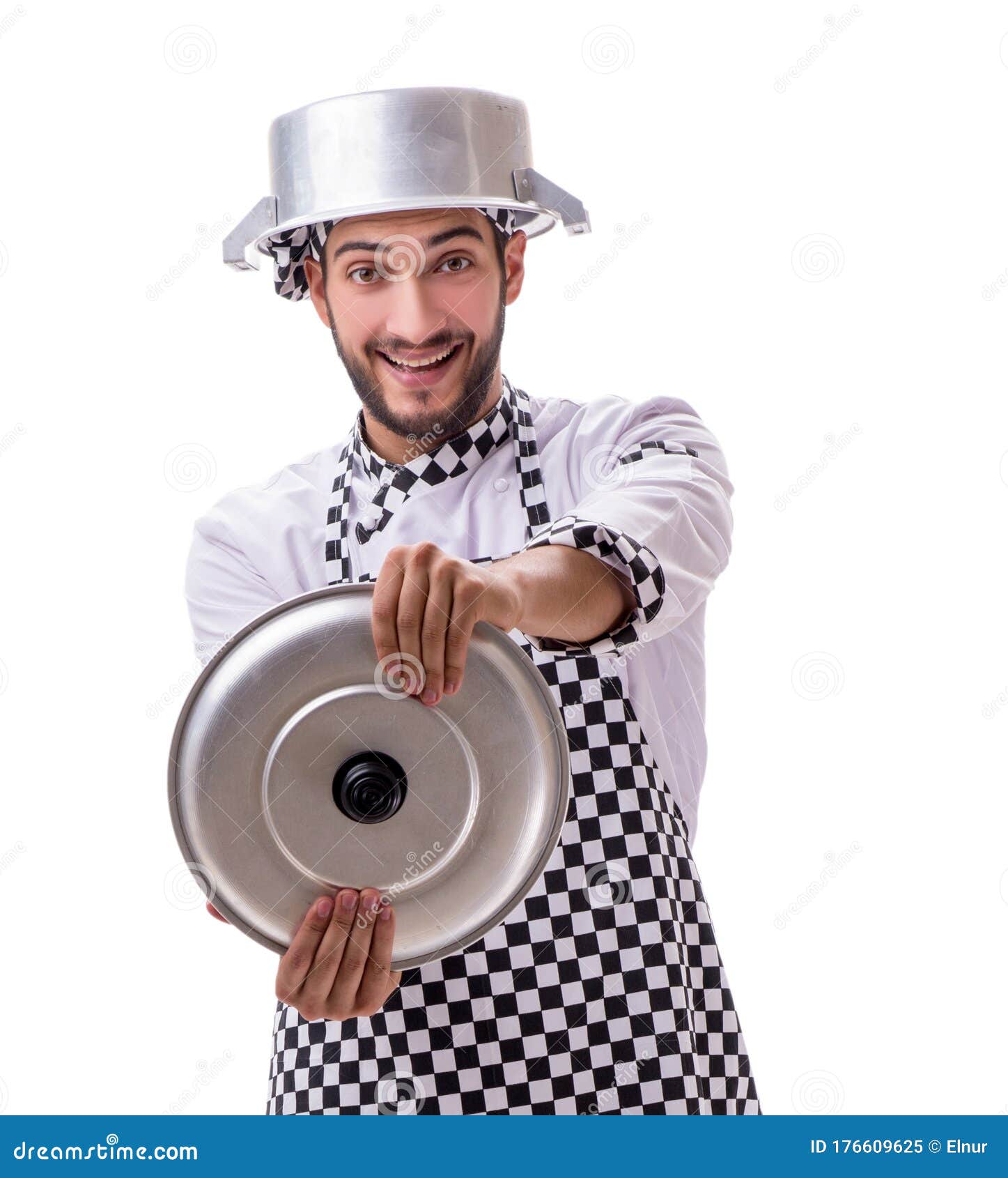 Male Cook Isolated on the White Background Stock Image - Image of lunch ...