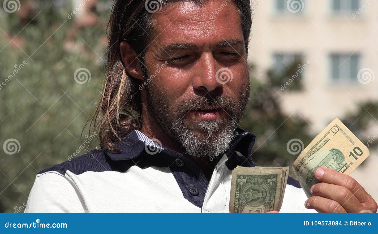 Male Counting Money stock photo. Image of maths, male - 109573084