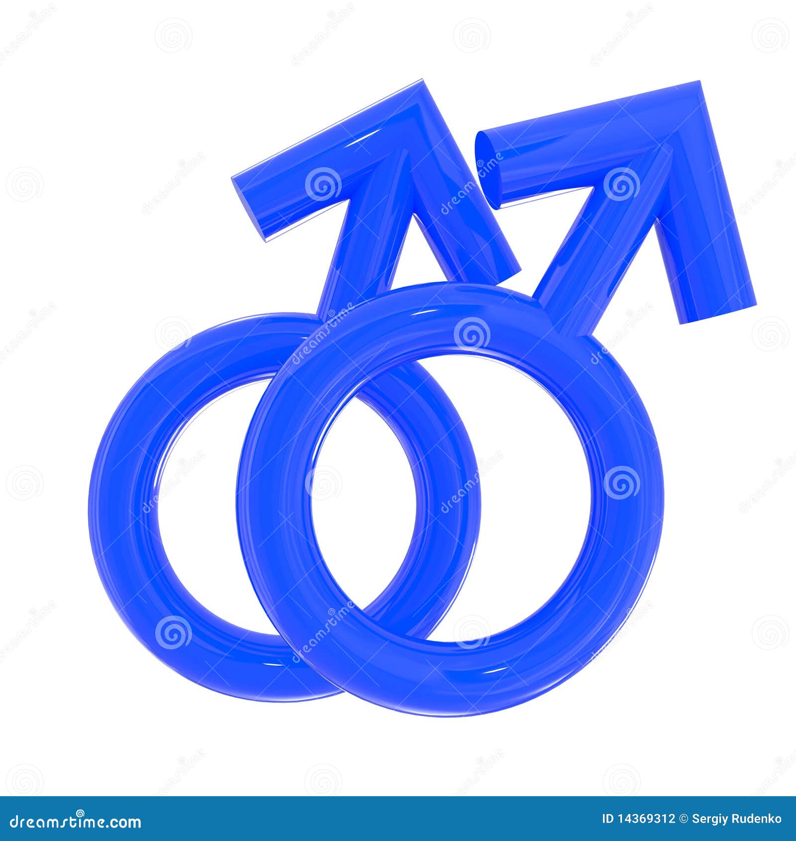 Male Couple Symbol Isolated on White Stock Illustration - Illustration ...