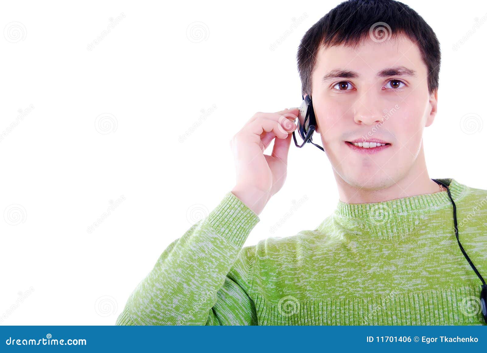 Male Customer Service Operator. Stock Photo - Image of business ...