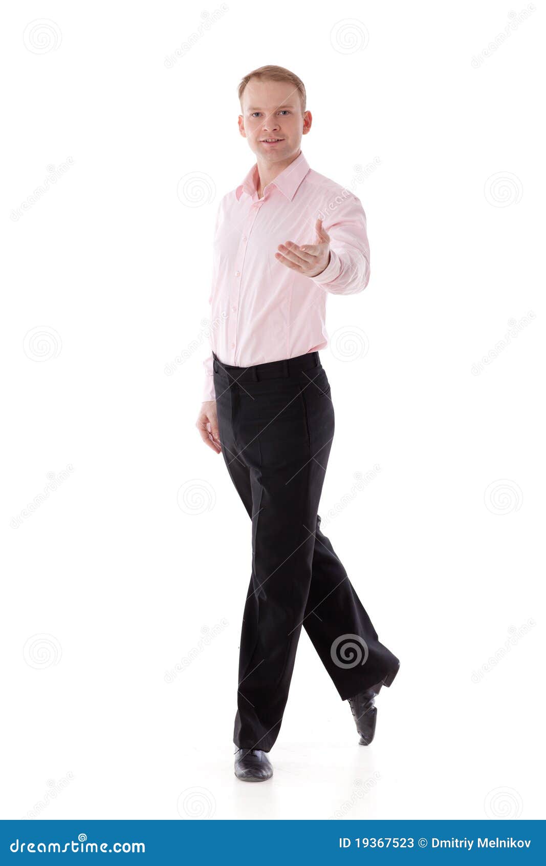 Male Dancer. the Invitation To Dance. Stock Image - Image of inviting ...