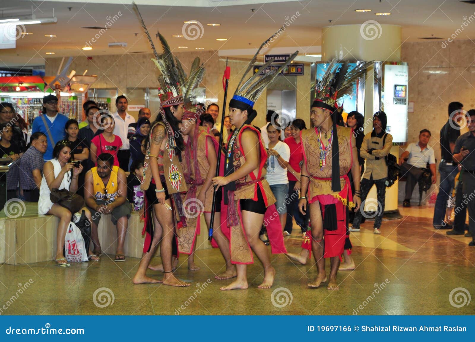 Male Dancers In Murut Warrior Costume Editorial Image | CartoonDealer ...