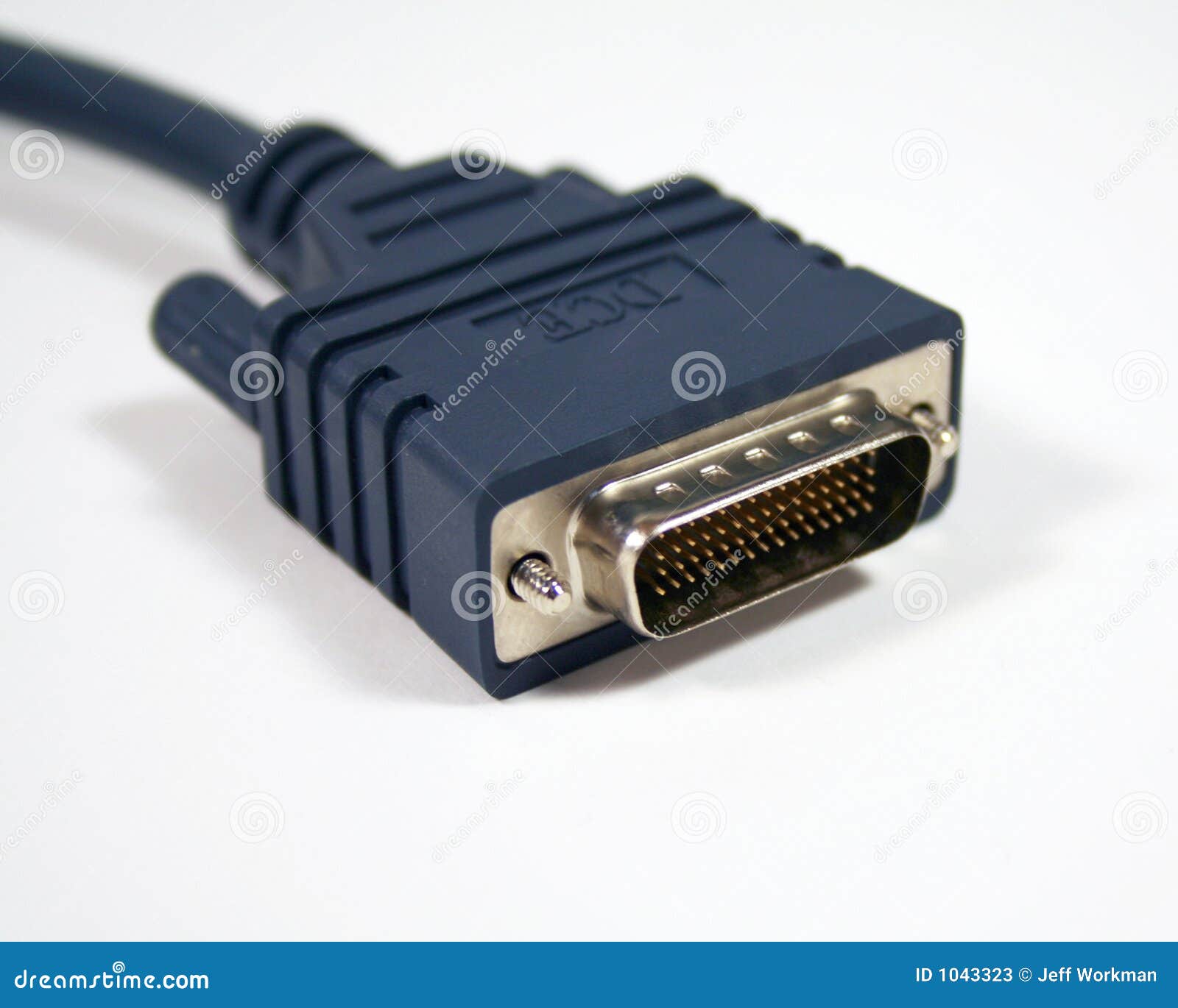 Male DB60 Connector stock image. Image of synchronous - 1043323