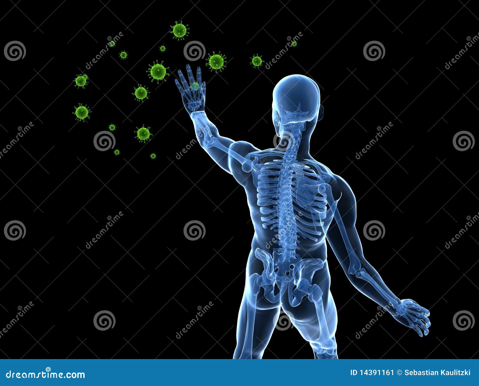 Male defense pose stock illustration. Illustration of anatomy - 14391161
