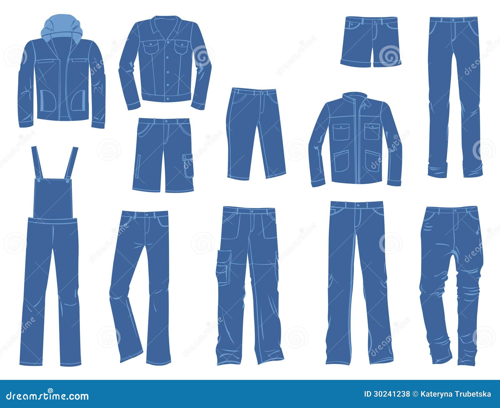 Male Denim Stock Illustrations – 5,043 Male Denim Stock Illustrations ...