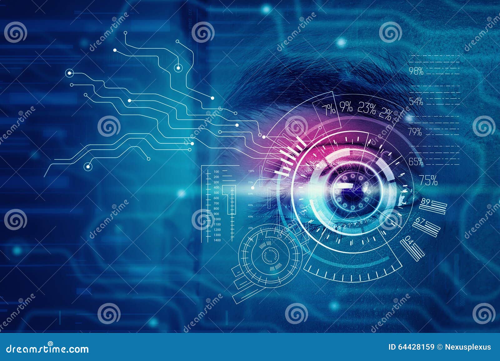 Male digital eye stock image. Image of human, male, closeup - 64428159