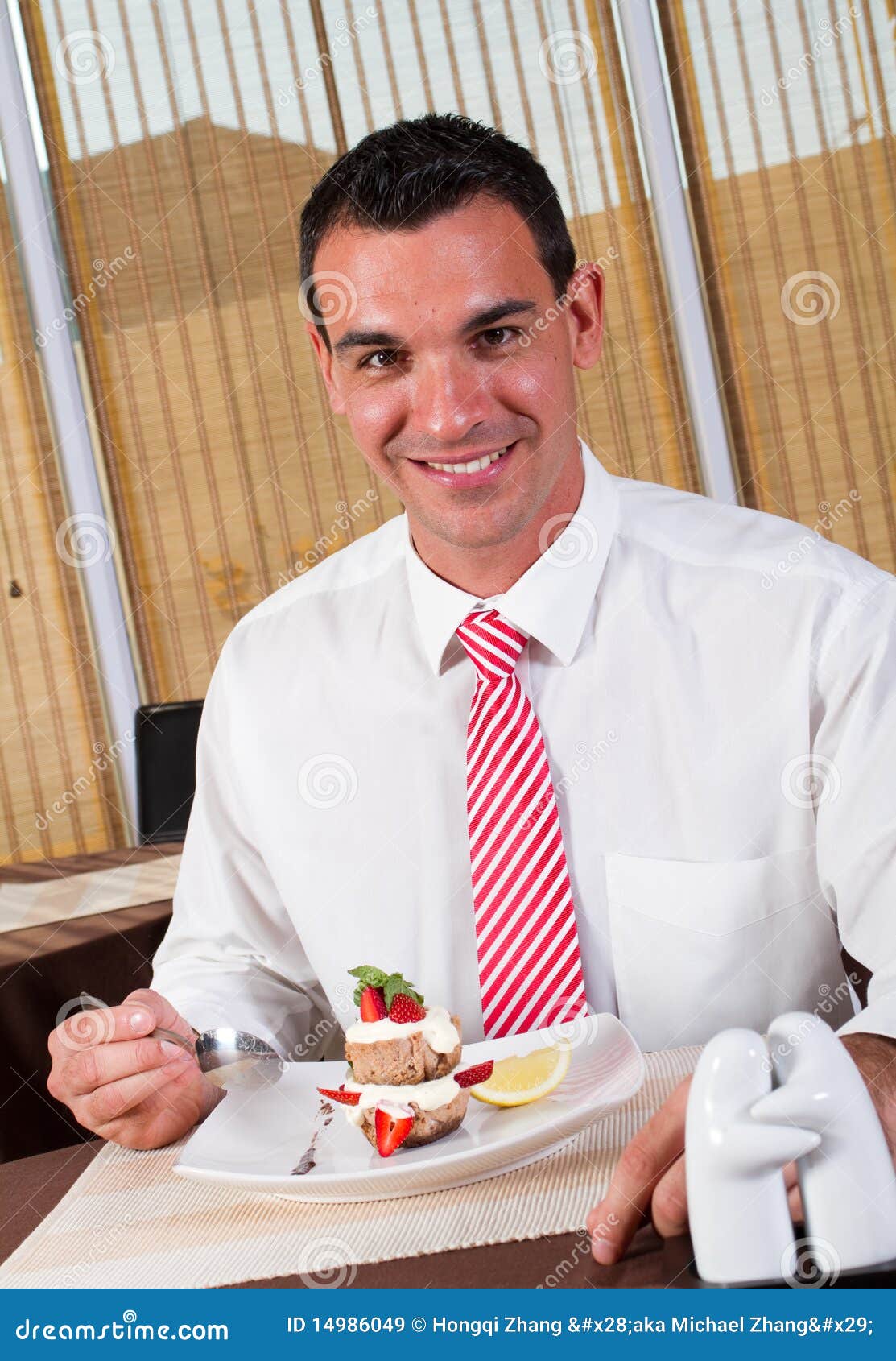 Male diner stock image. Image of indoors, handsome, good - 14986049