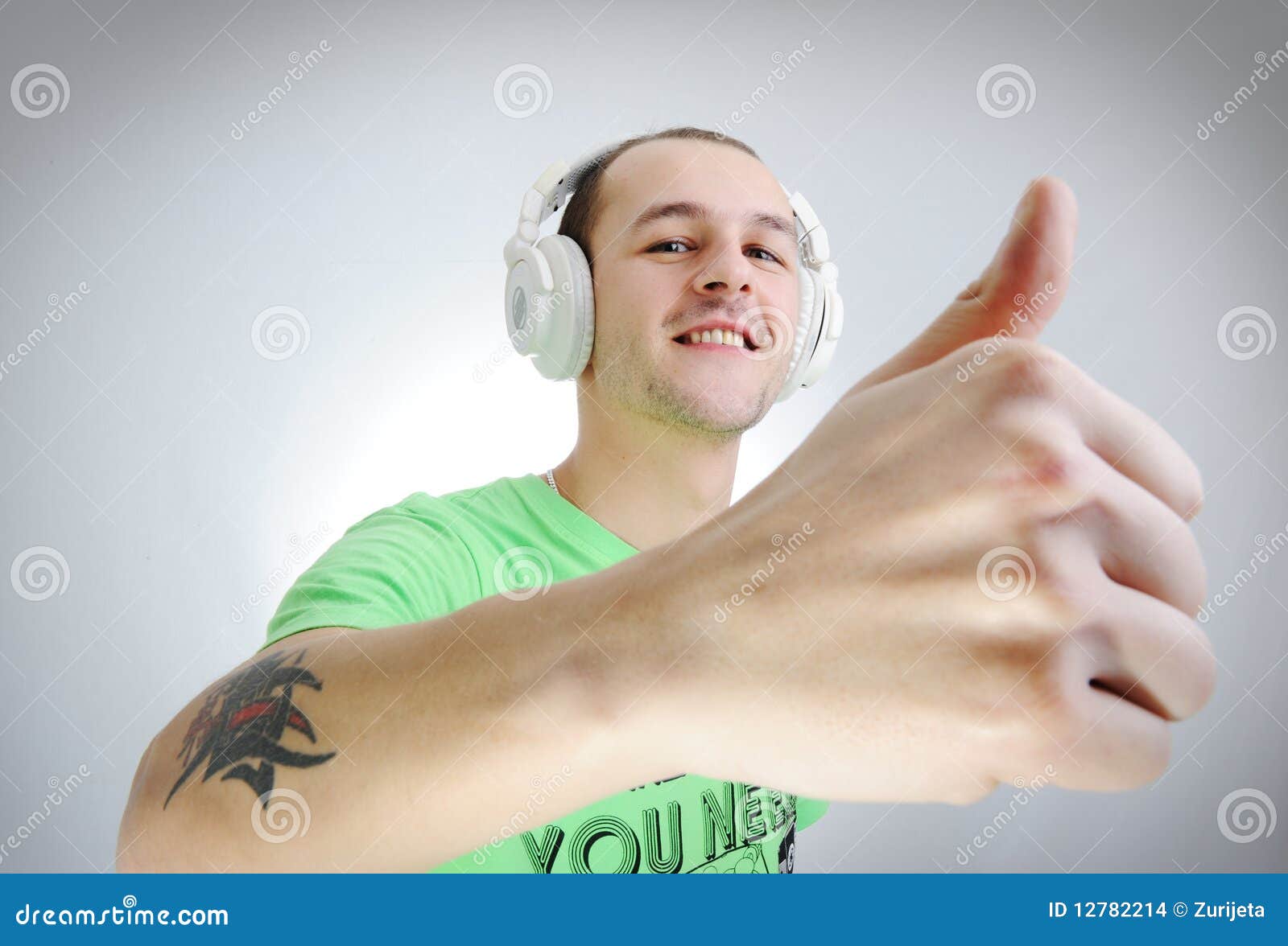 Male DJ stock photo. Image of male, handsome, funny, american - 12782214