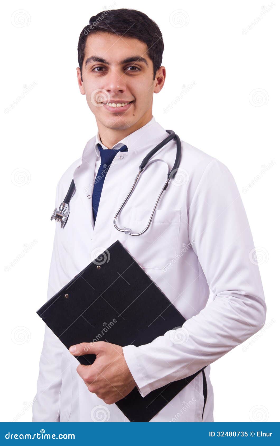 Male doctor stock image. Image of medical, stethoscope - 32480735