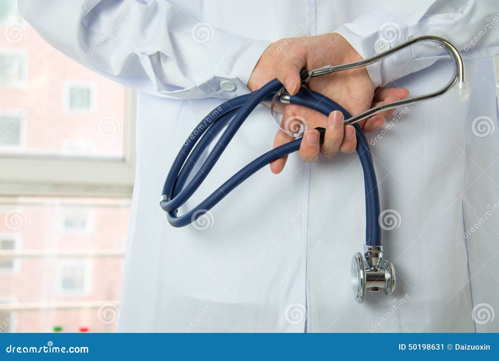 Male Doctor with Stethoscope Stock Image - Image of medicine ...