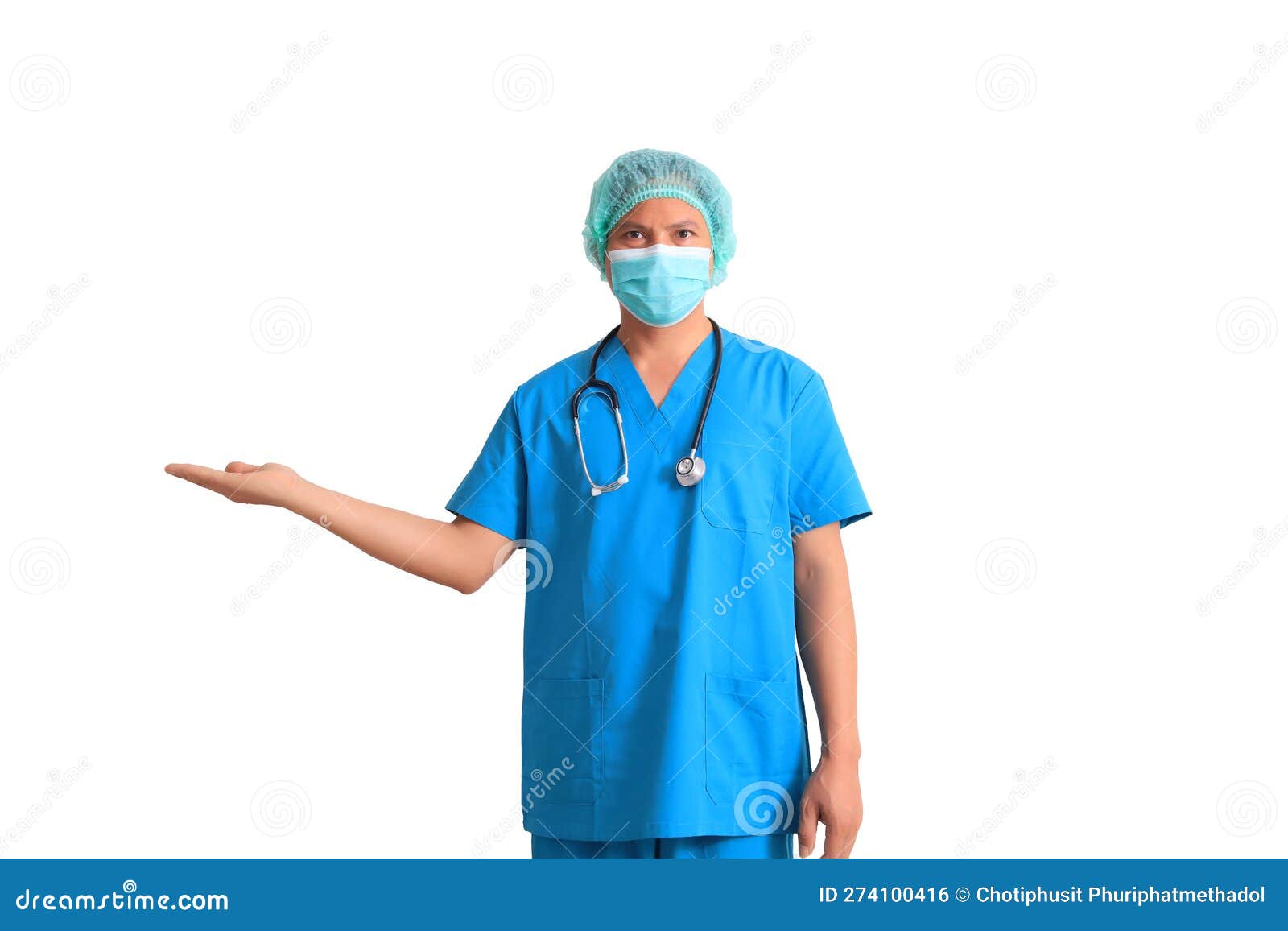 Male Doctor Wearing Blue Suit Stock Photo - Image of health, specialist ...