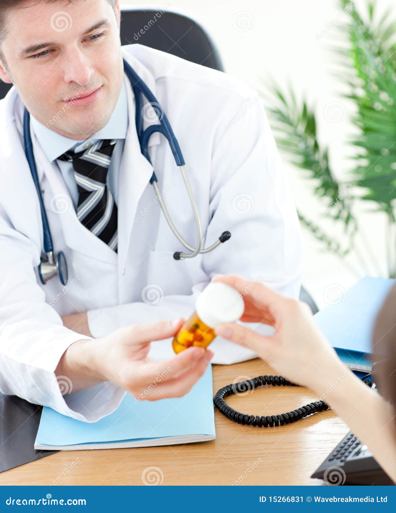 Male doctor at work stock image. Image of clinical, mobile - 15266831
