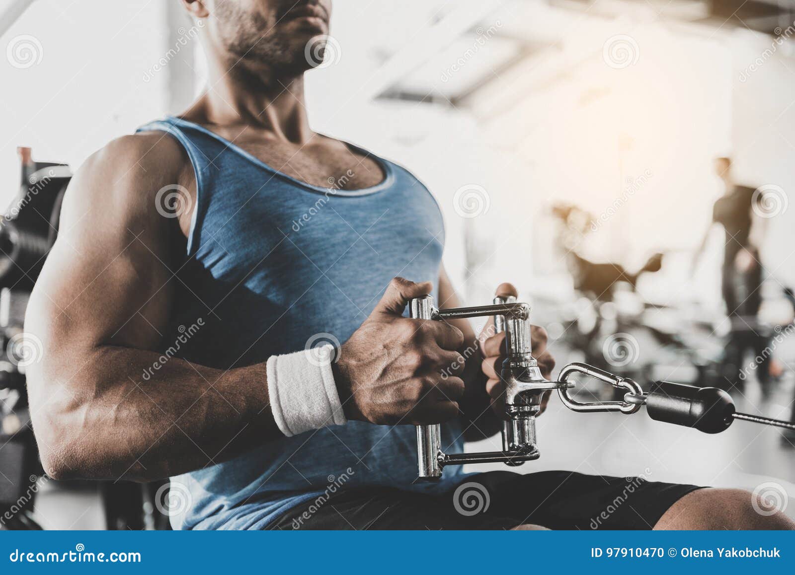 Male Doing Thrust Lower Unit Stock Photo - Image of care, force: 97910470