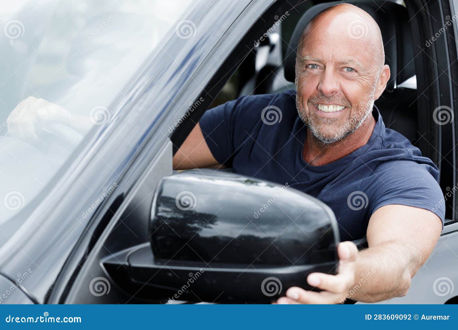 Male driver driving car stock photo. Image of transportation - 283609092