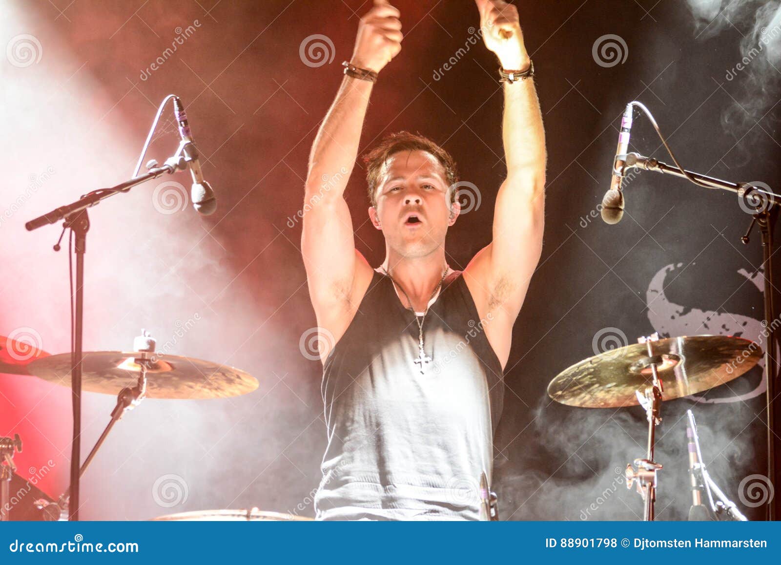 Male drummer editorial stock photo. Image of drumstick - 88901798