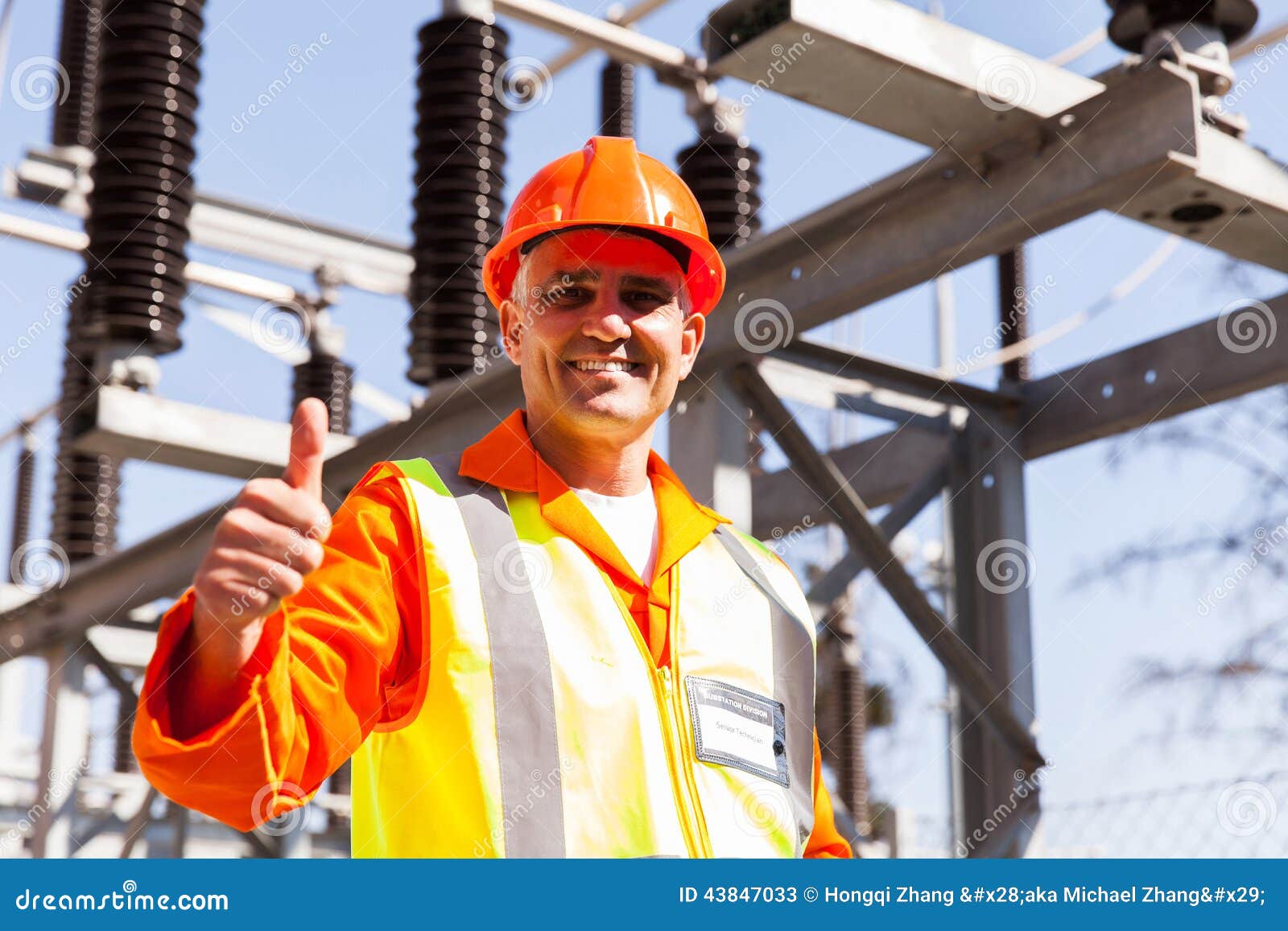 Male electric engineer stock image. Image of employee - 43847033