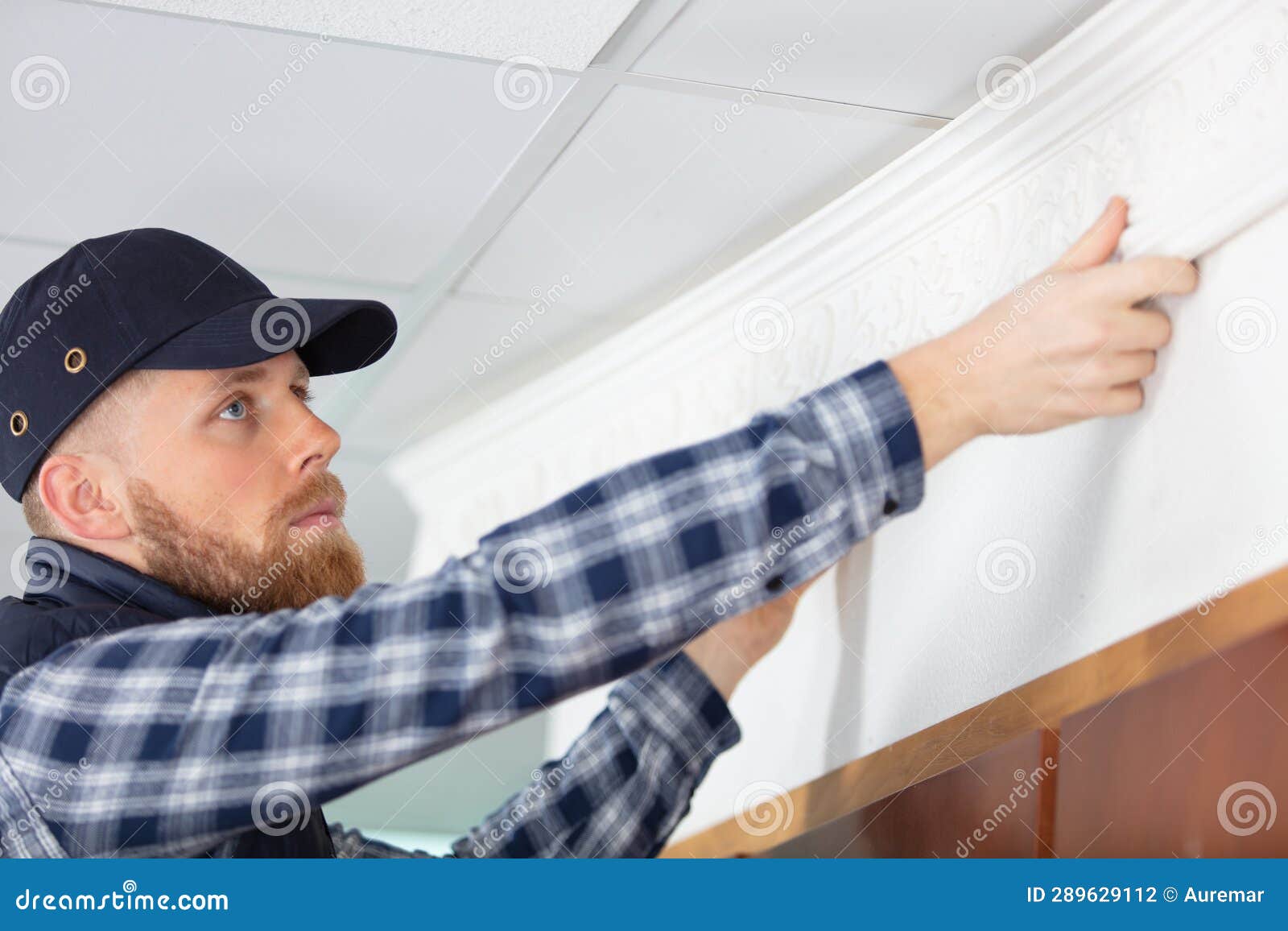 Male Electrician Checking Voltage Socket Stock Photo - Image of ...