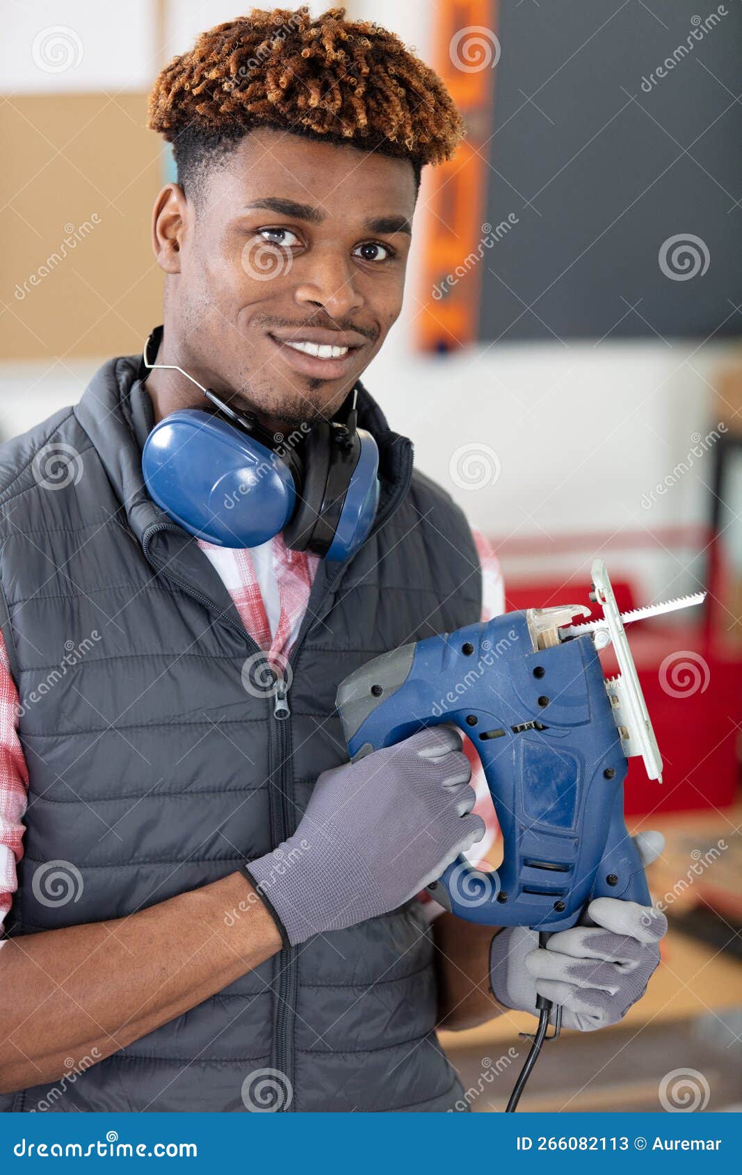 Male Engineer Controlling Process Cutting Steel Stock Image - Image of ...