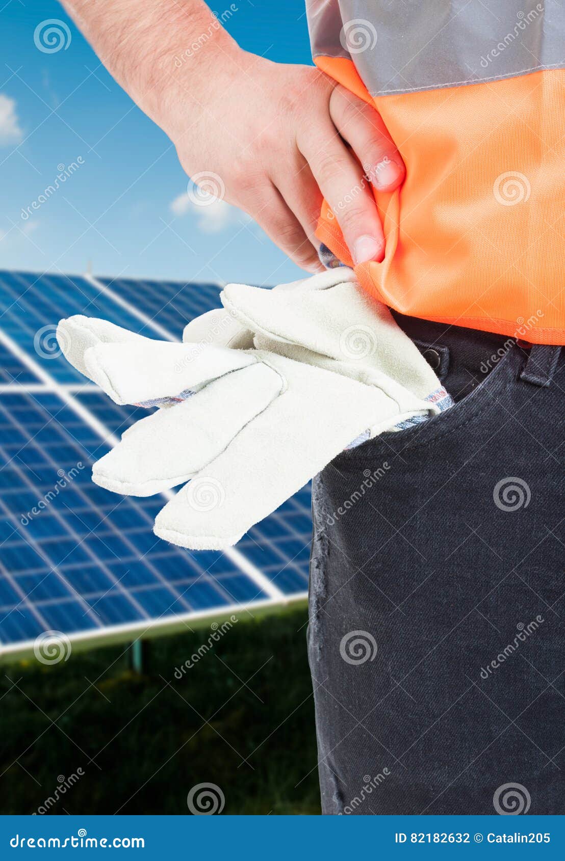 Male Engineer with Equipment in Close-up View Stock Photo - Image of ...