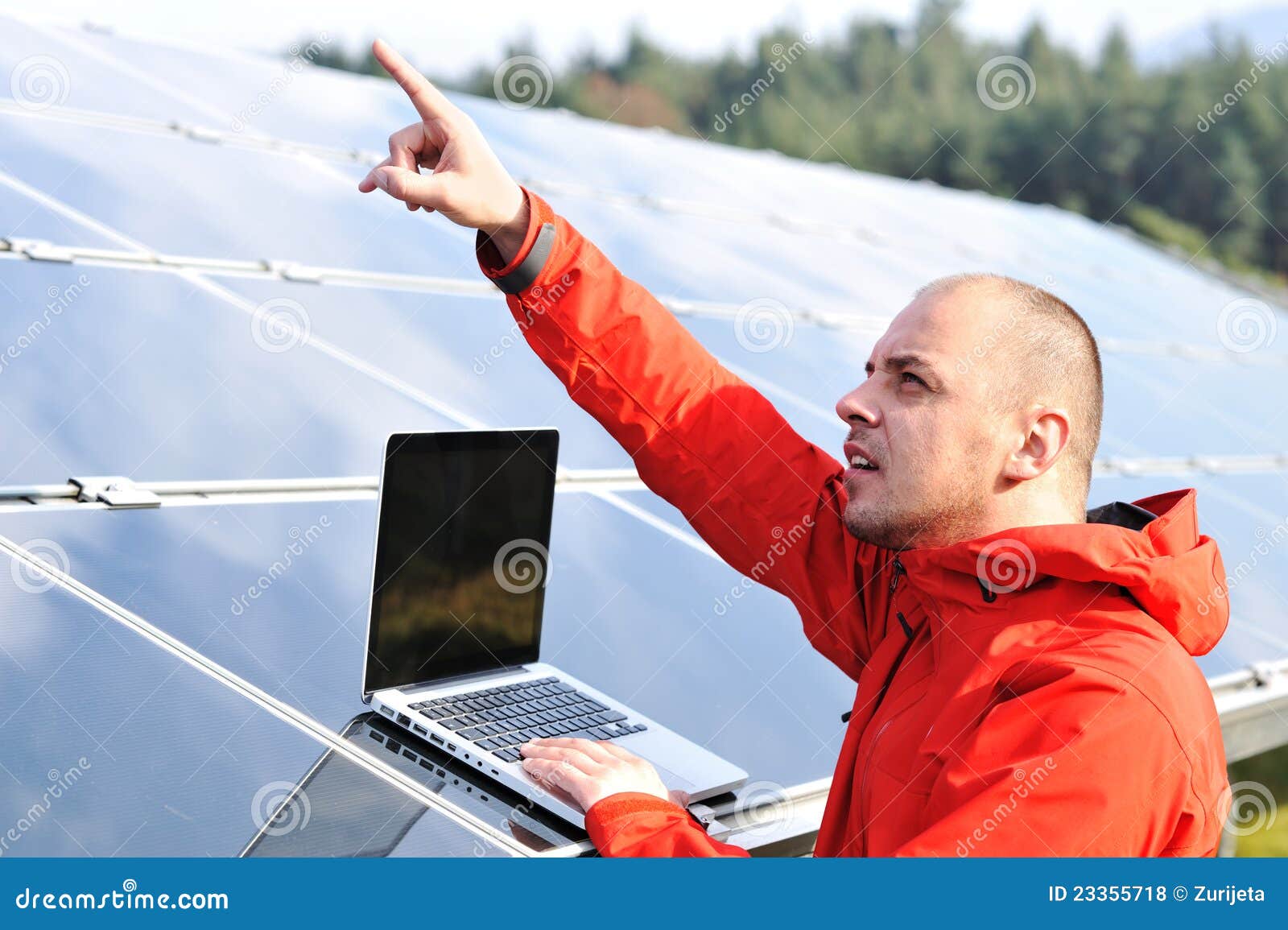 Male Engineer Using Laptop, Stock Photo - Image of equipment, finger ...
