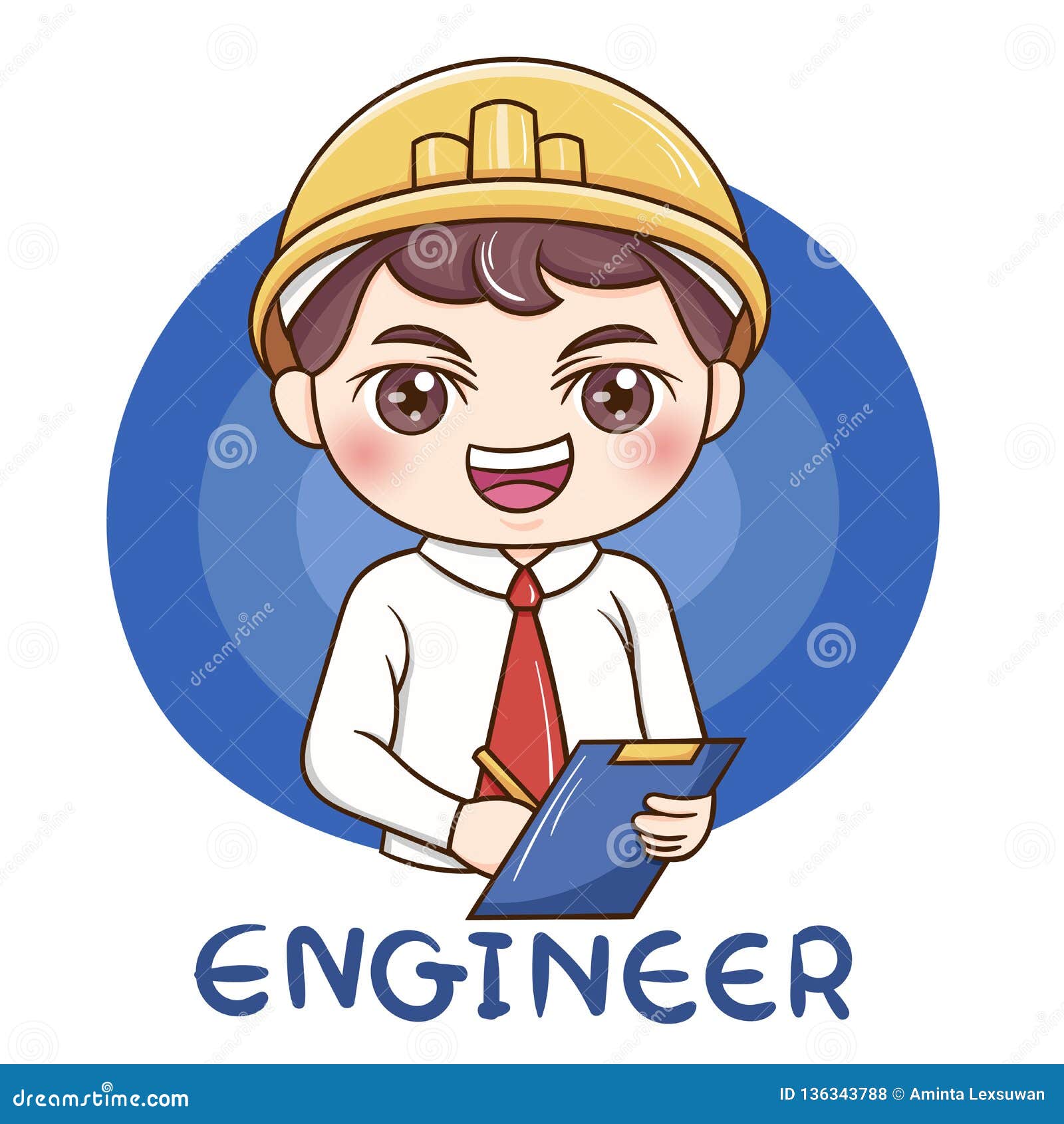 Male Engineer_vector stock vector. Illustration of architect - 136343788