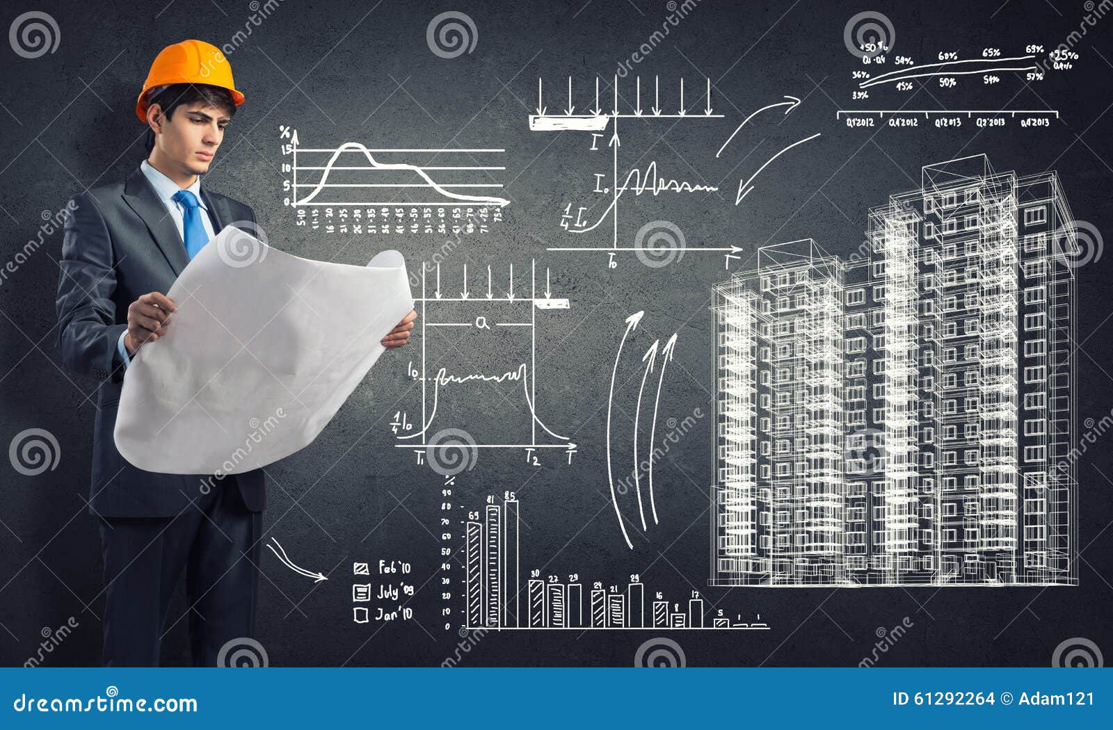 Male engineer stock photo. Image of industrial, industry - 61292264