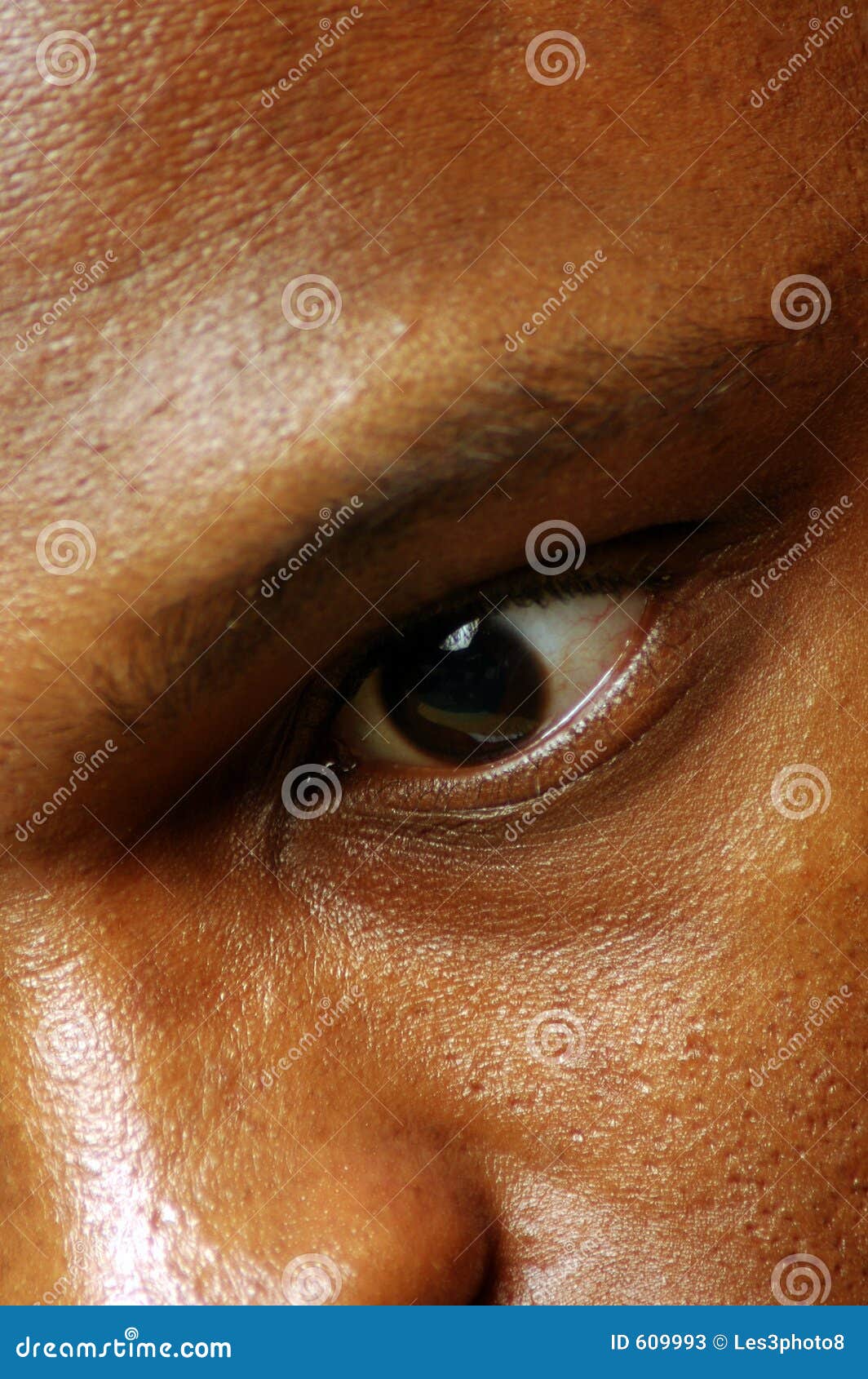 Male eye stock image. Image of african, gaze, ethinic, american - 609993