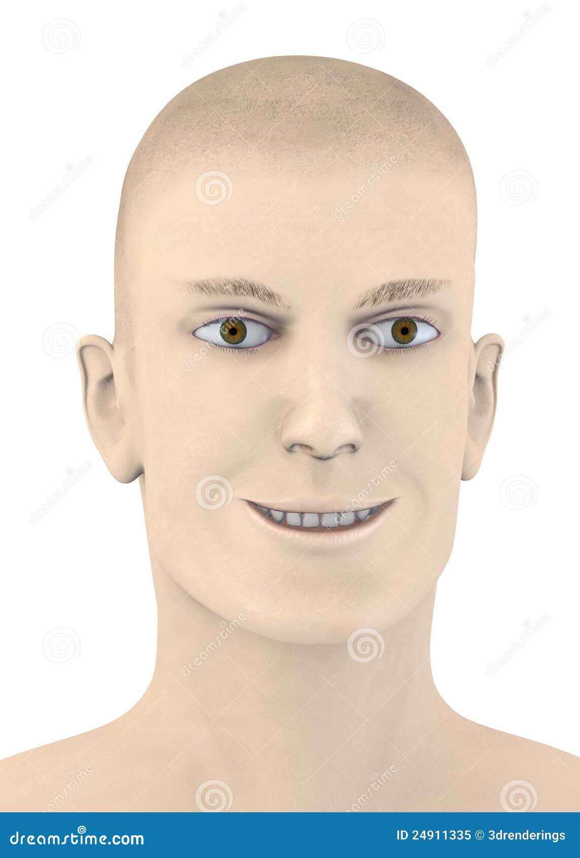 Male face - freaky smile stock illustration. Illustration of commercial ...