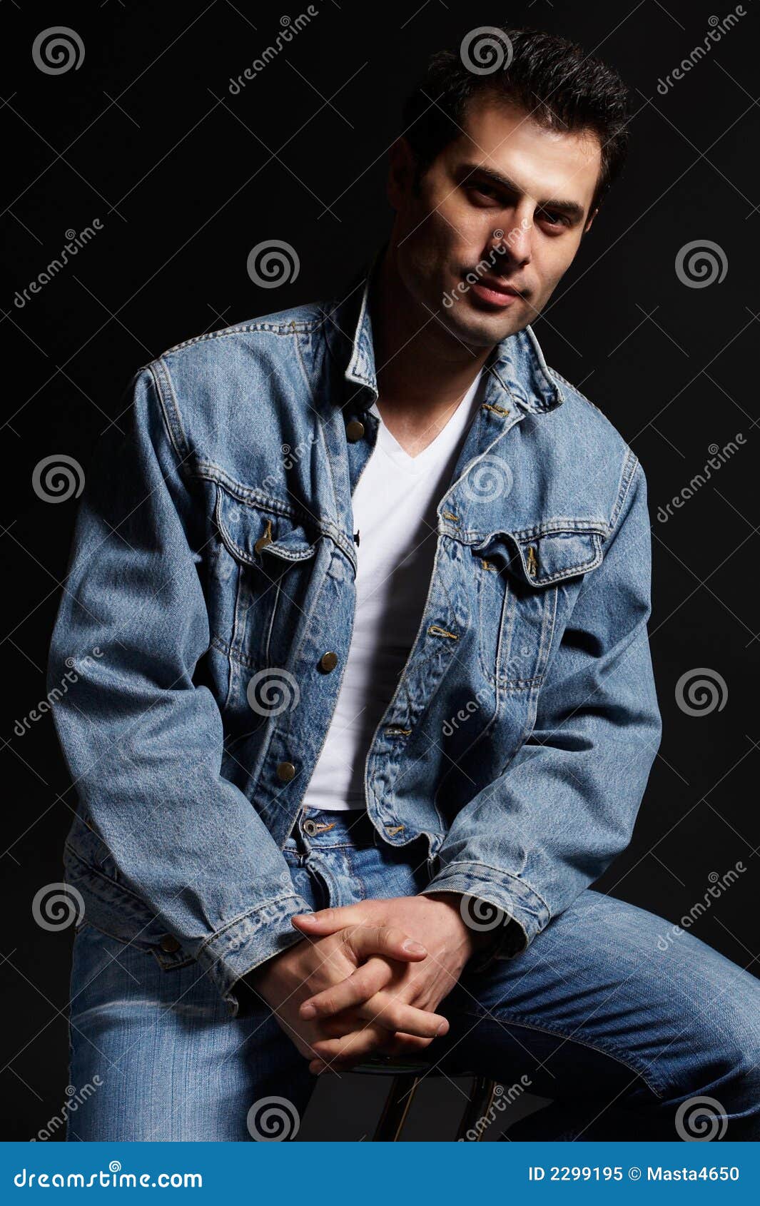 Male Fashion Model stock image. Image of stylish, sitting - 2299195
